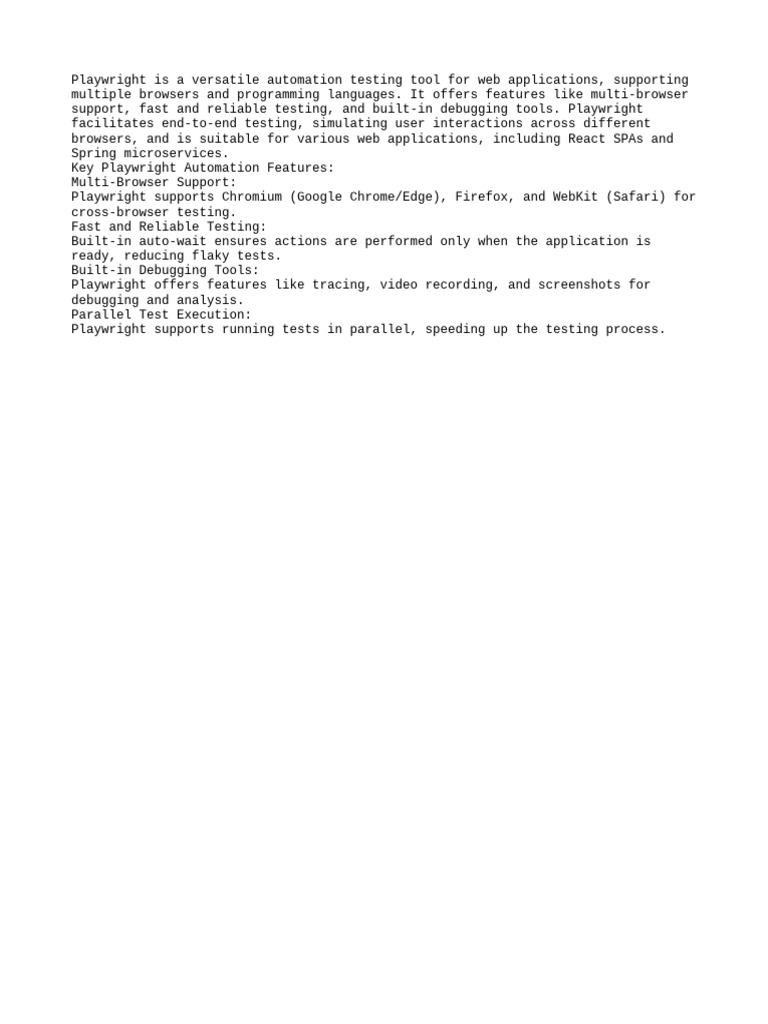 Playwright Automation | PDF