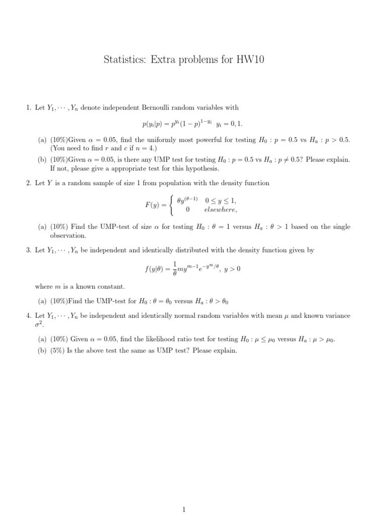 Extra Problem Pdf