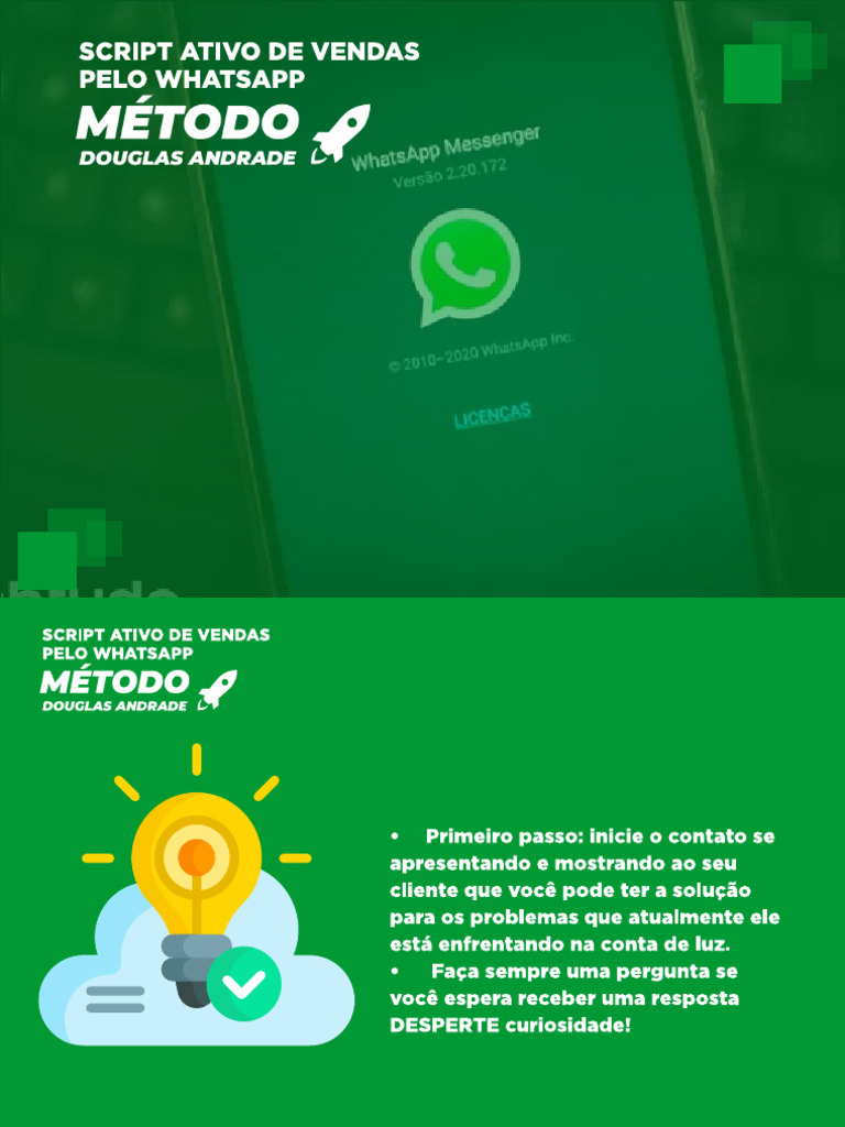 Script Ativo de Vendas Pelo Whatsapp | PDF