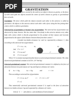 Gravitation PPT Class9 | PDF
