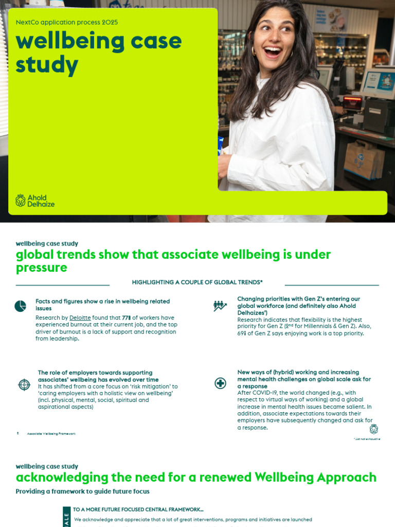 Case Study Wellbeing 2025 | PDF | Occupational Burnout | Well Being