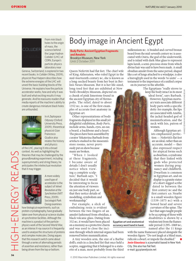 Ancient Egyptian Body Parts Exhibition | PDF | Ancient Egypt | Large ...