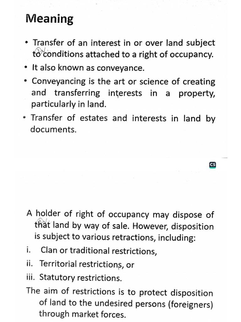 Topic Four Sale of Land | PDF