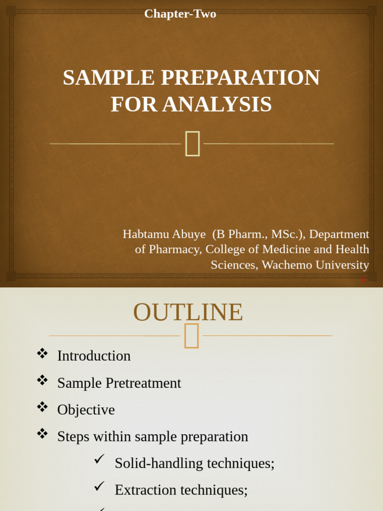 2 Sample Preparation - REV | PDF | Filtration | Tablet (Pharmacy)
