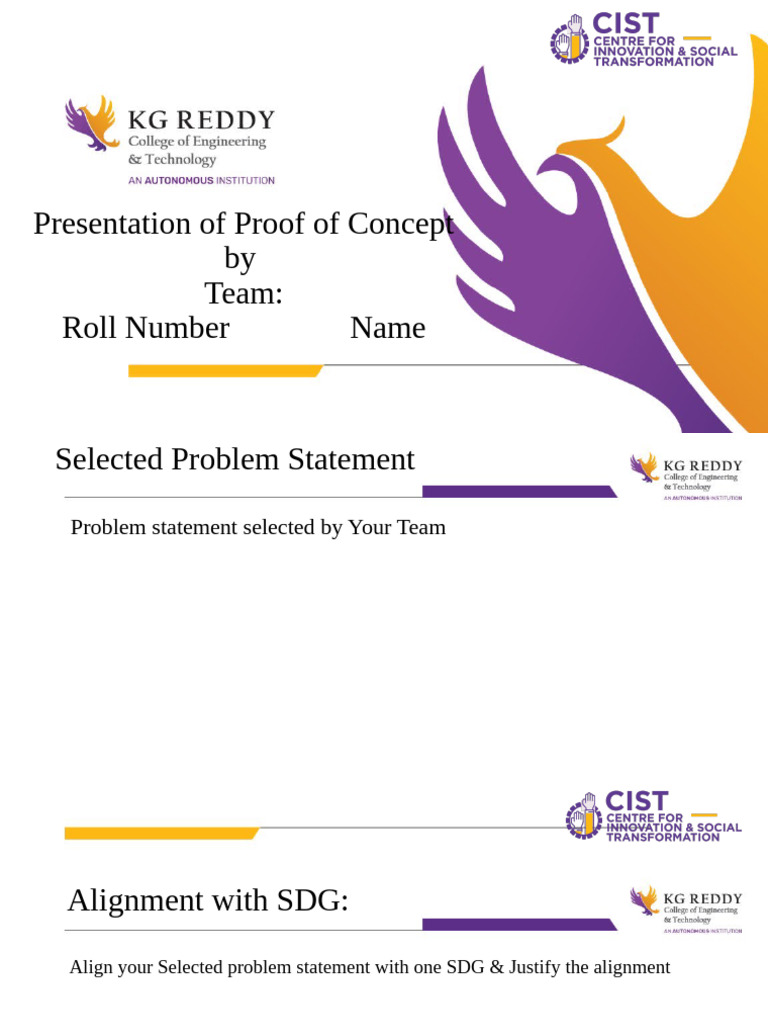 TEMPLATE For PoC Presentation | PDF