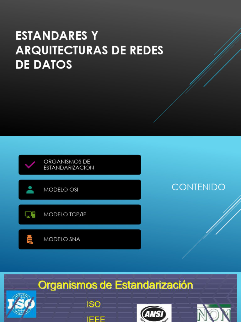 Estandares y Modelo Osi | PDF | Modelo osi | Red de computadoras