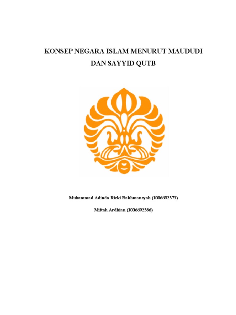 Pemikiran Politik Al-Maududi Dan Sayyid Qutb | PDF
