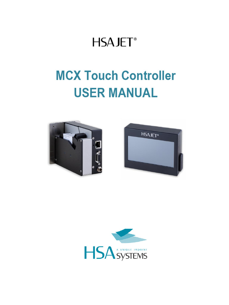 HSAJET MCX UserManual v5 3 | PDF | Menu (Computing) | Printer (Computing)