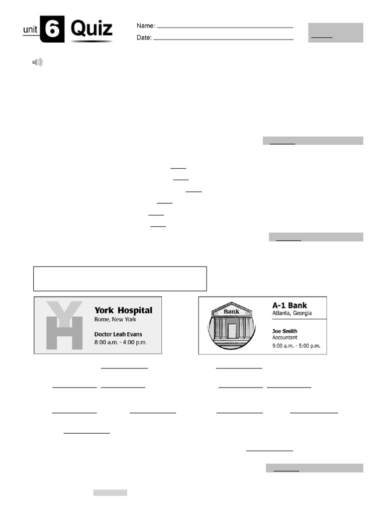 Four Corners Second Edition - Level 1 - Q06 | PDF