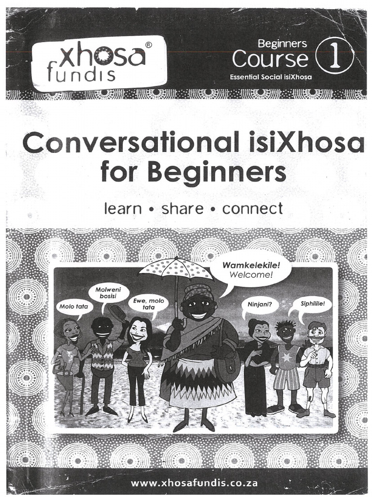 Conversational IsiXhosa For Beginners Course 1 2 | PDF