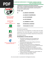 SADTU Constitution 2021 New | PDF | Quorum | United States Congress