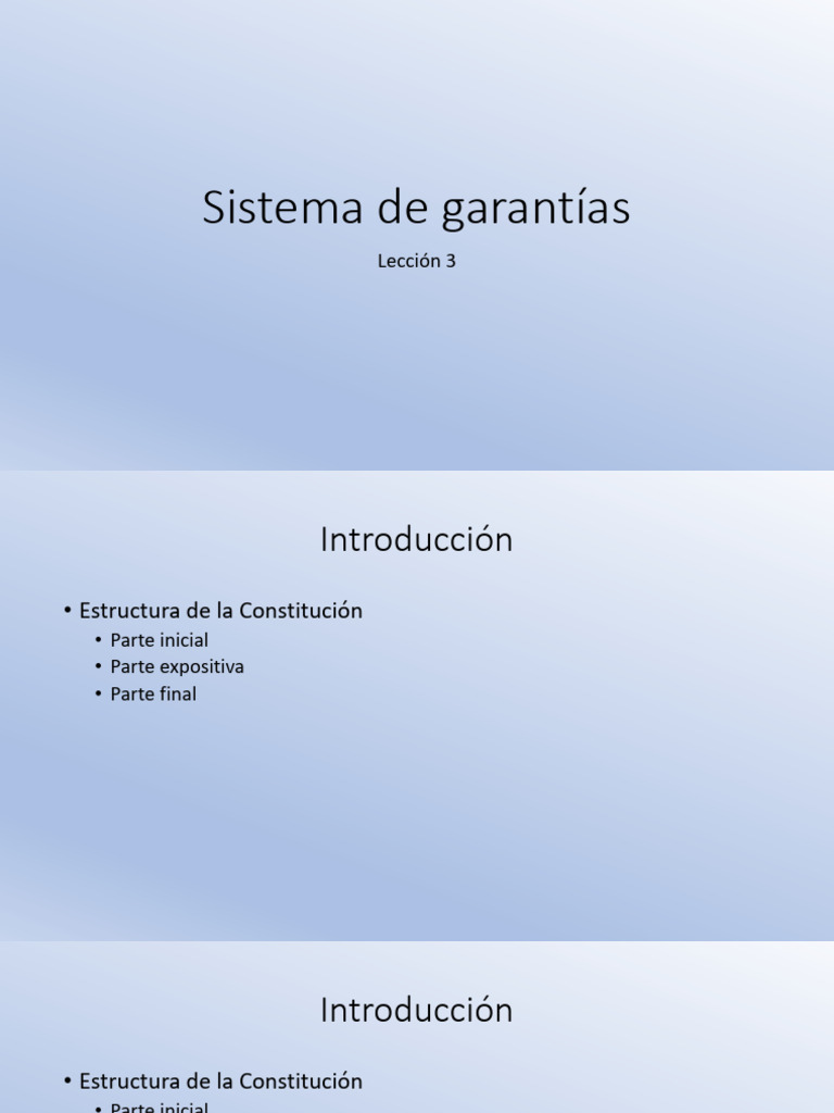 Sistema de Garantias | PDF | Derecho Constitucional | Judicaturas