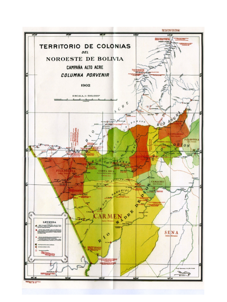 Territorio de Colonias Acre | PDF | Bolivia | Brasil