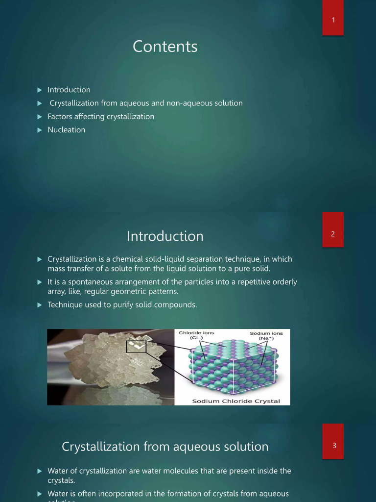 Crystallization | PDF