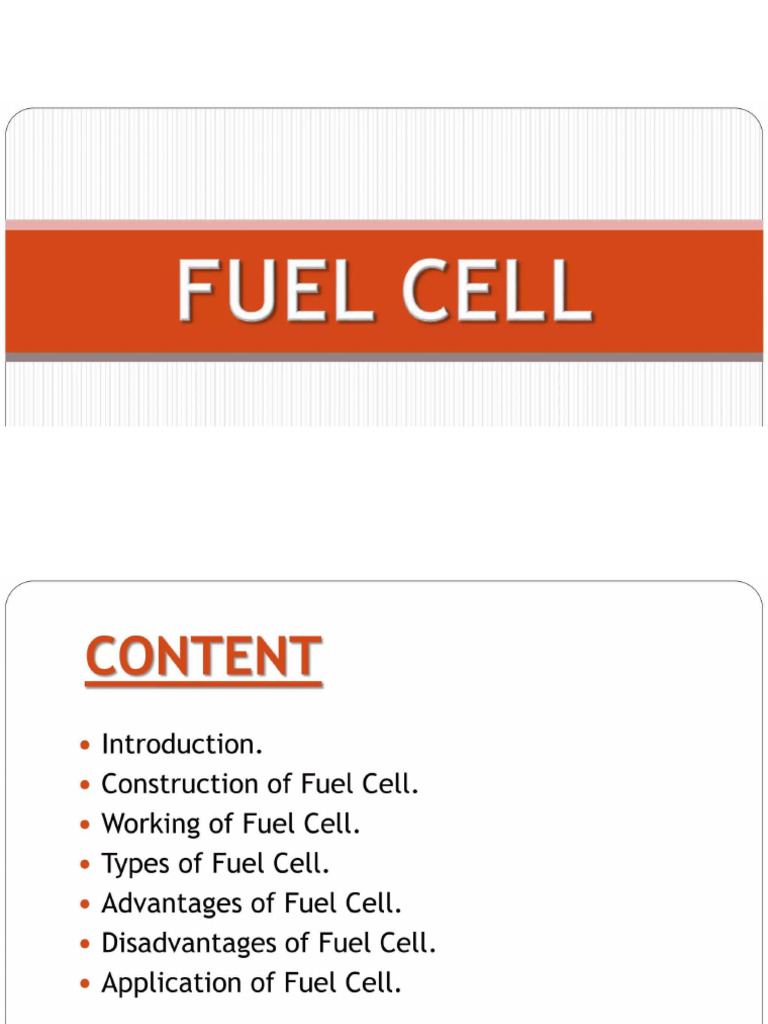 Fuel Cell | PDF