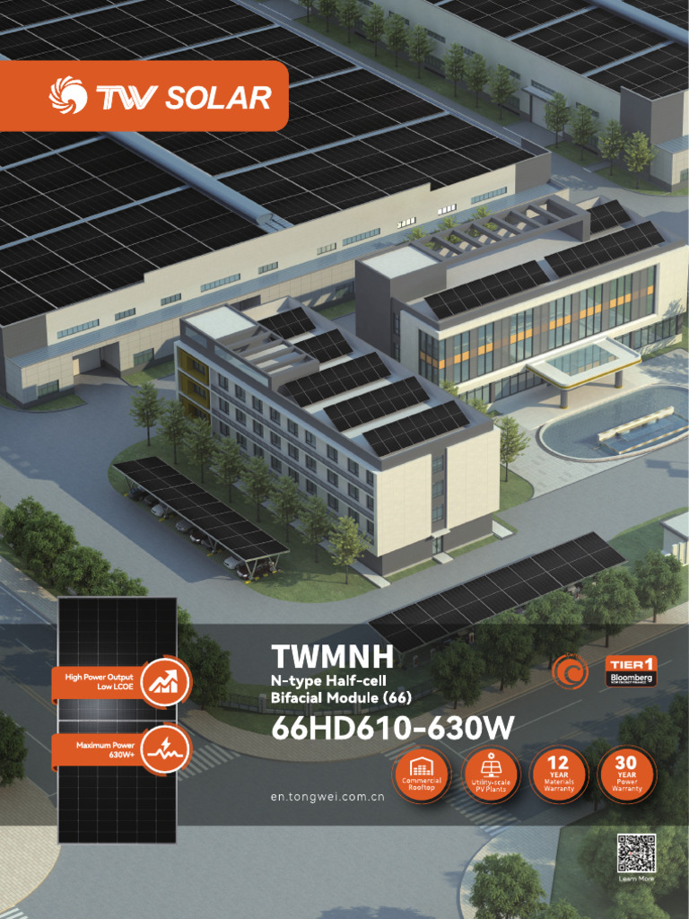 Datasheet TWMNH-66HD-610 - 630W | PDF