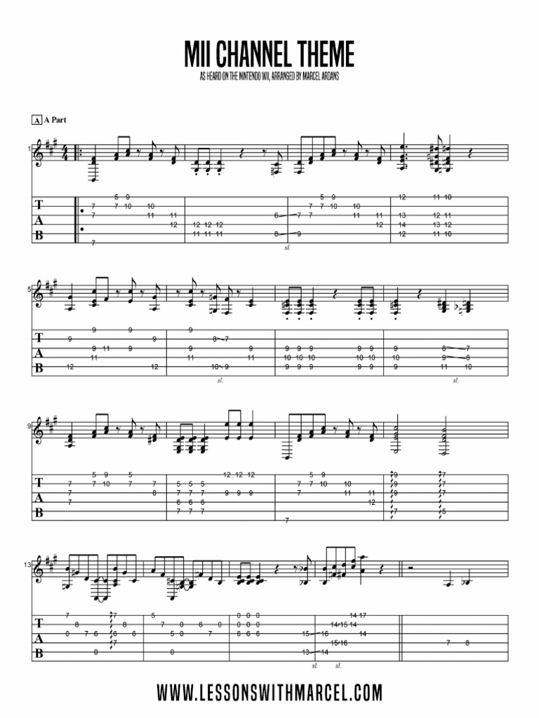 Adv Mii Theme Nintendo Wii | PDF