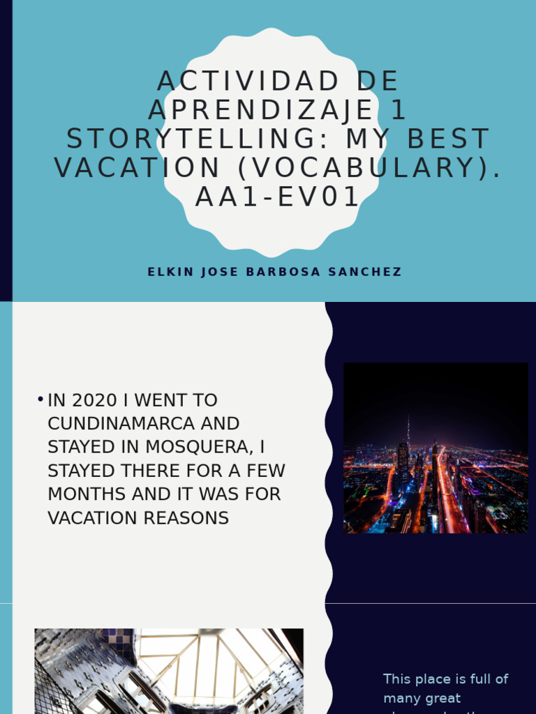 Actividad de Aprendizaje 1 Storytelling | PDF