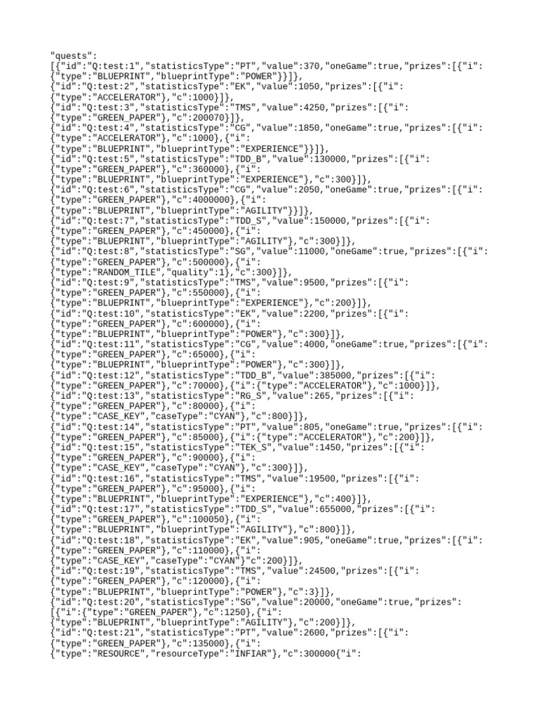 Bonus Stages Config | PDF