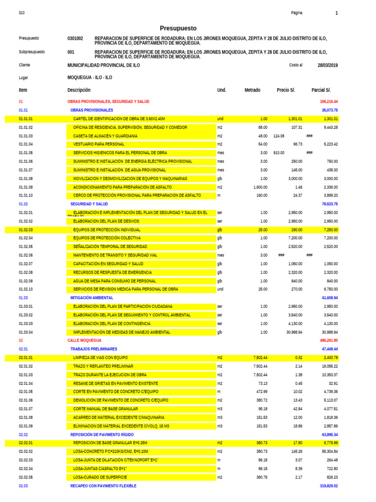 Presupuestocliente Viaaa | PDF