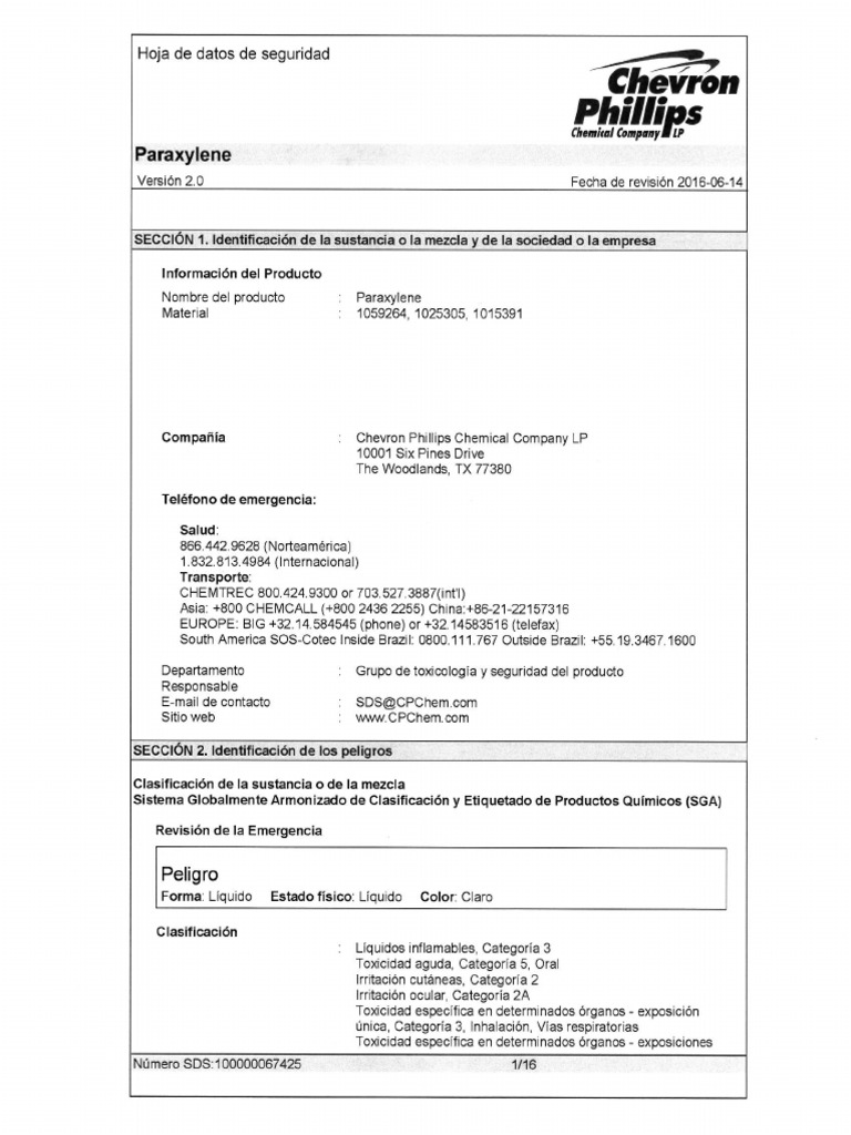 She F 002 Paraxileno 2402 5 | PDF