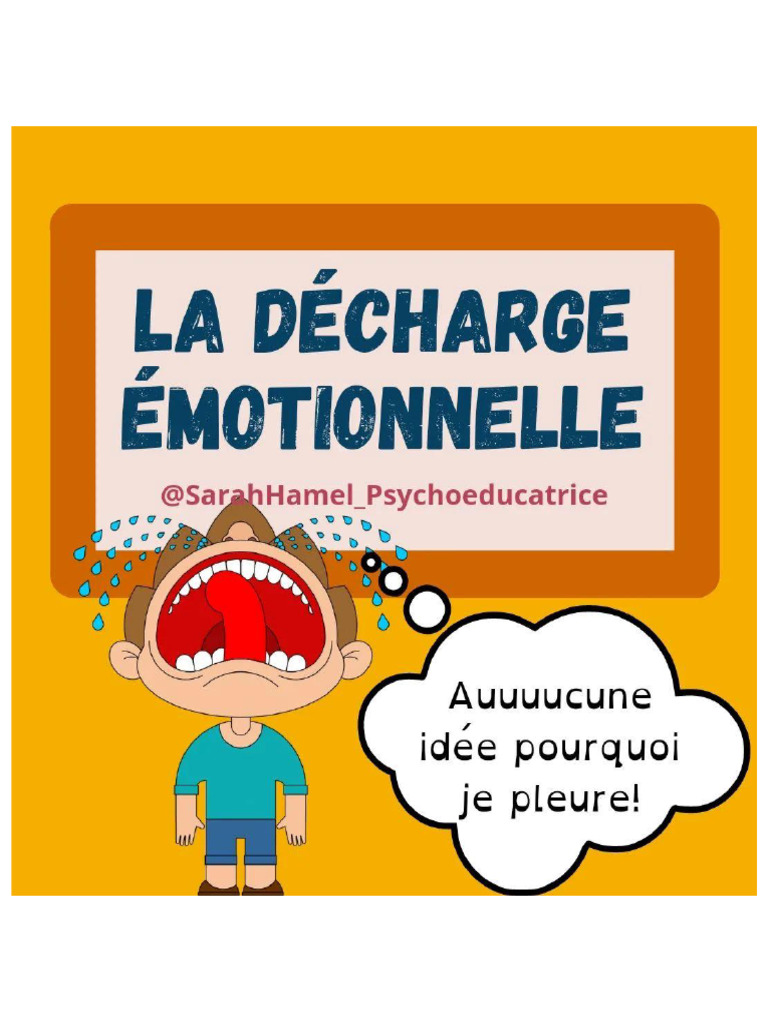 La Décharge émotionnelle Sarah Hamel Pdf