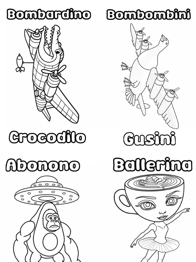Libro para Colorear Brain Italiano | PDF