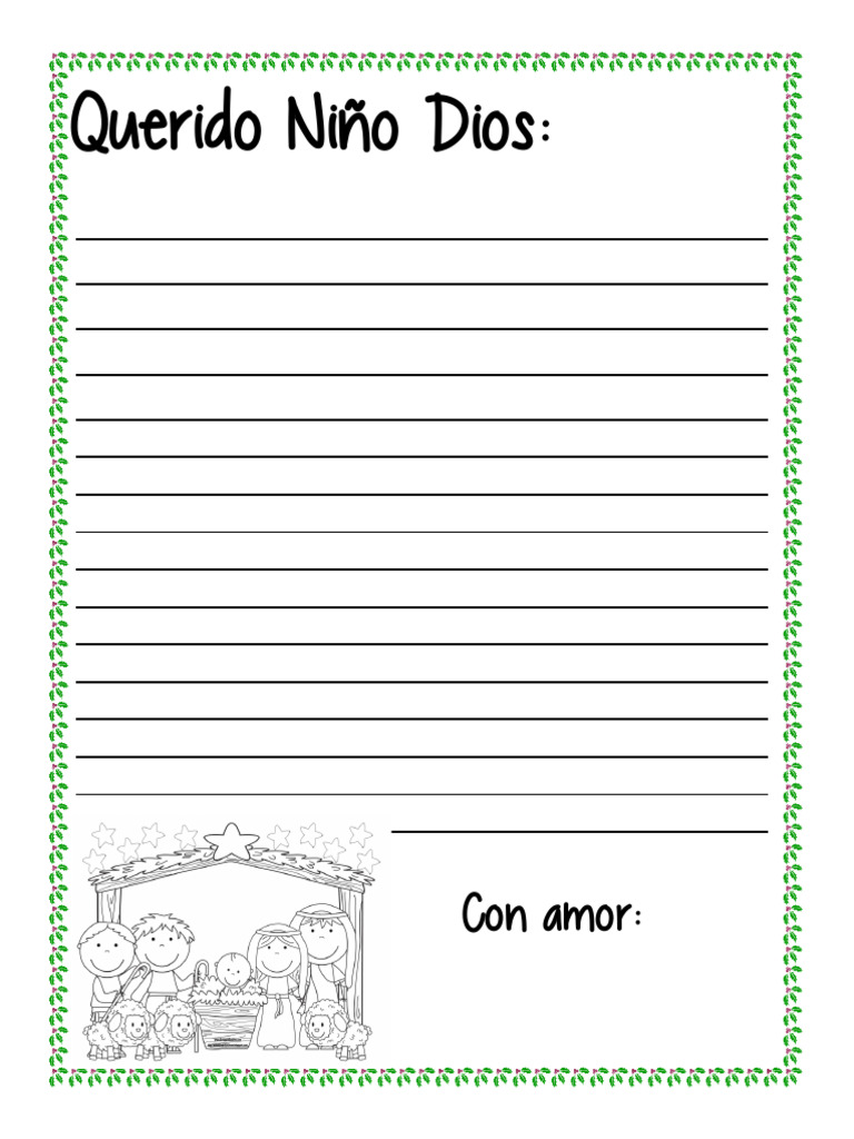 Carta Niño Dios | PDF