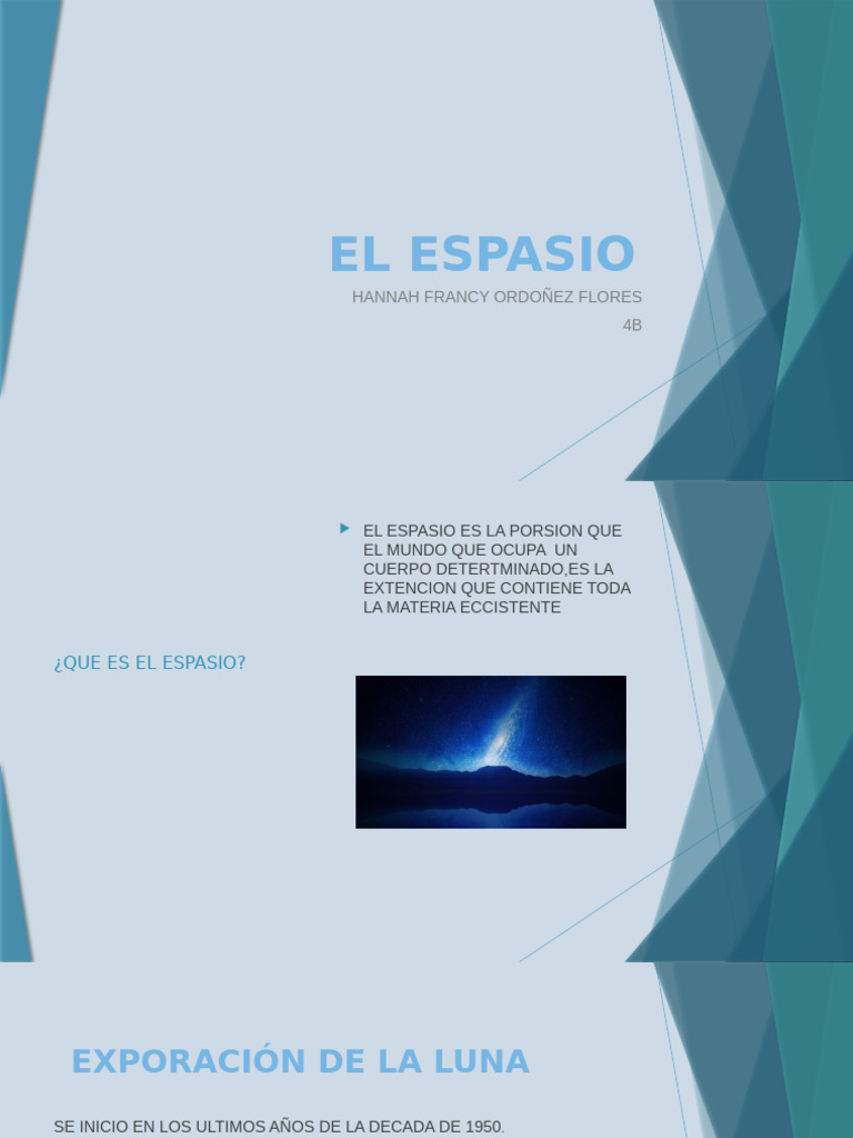 El Espasio | PDF
