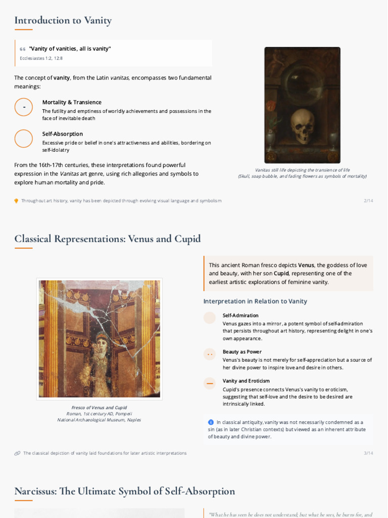 Vanity in Art - A Visual and Theoretical Exploration | PDF | Still Life ...
