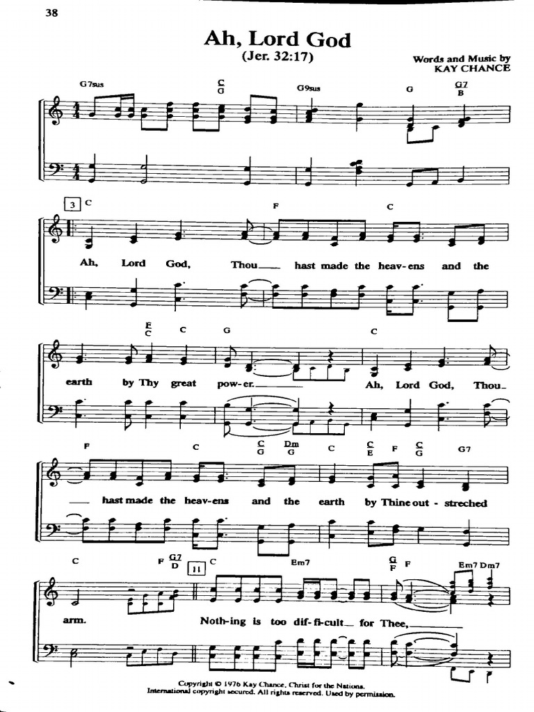 Ah, Lord God | PDF
