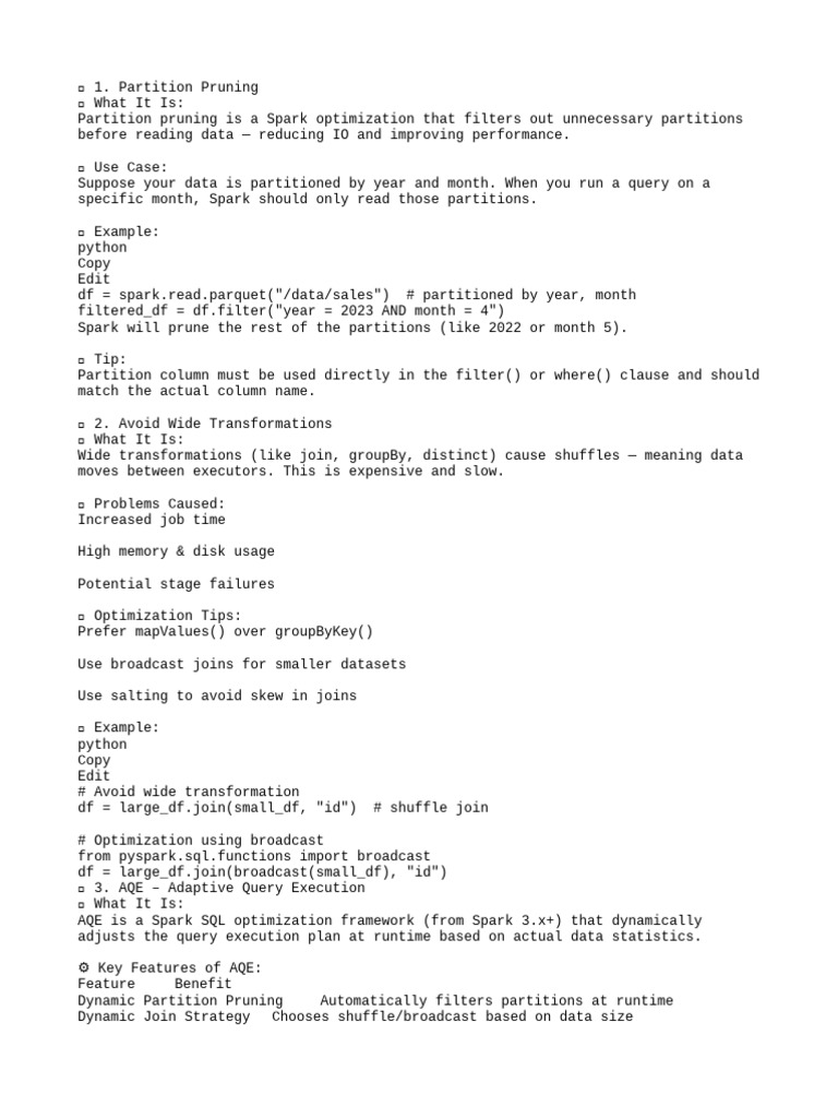Partition Pruning | PDF