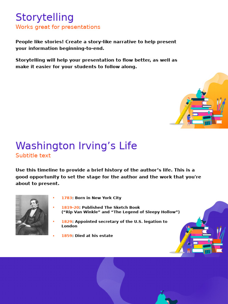 Engaging Storytelling for Presentations | PDF | The Legend Of Sleepy ...
