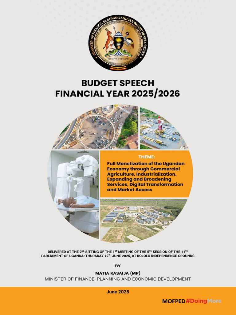 Budget Speech 2025 | PDF | Uganda | Interest Rates
