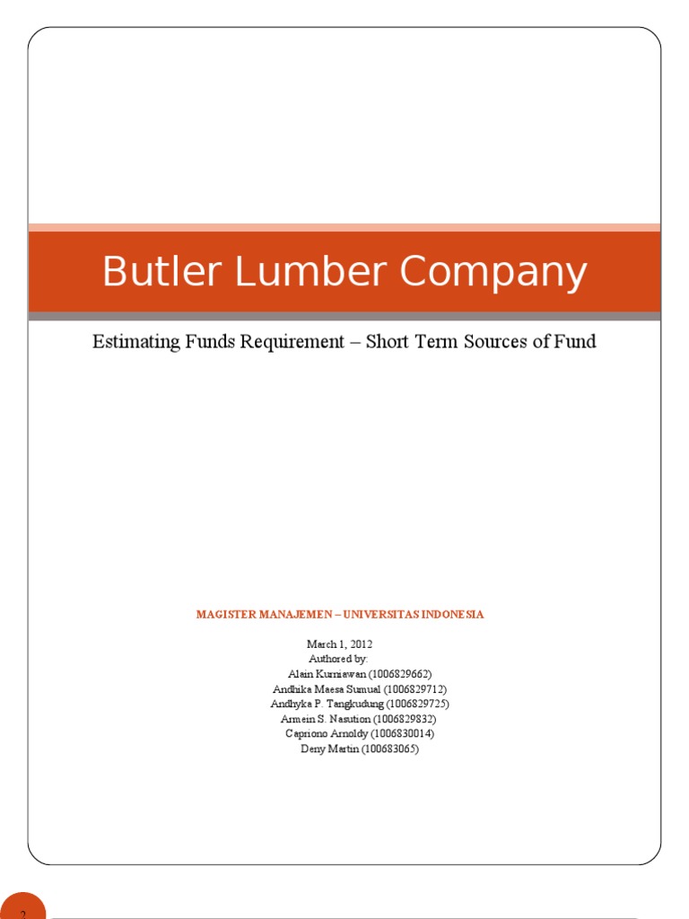 Butler Lumber Company | PDF