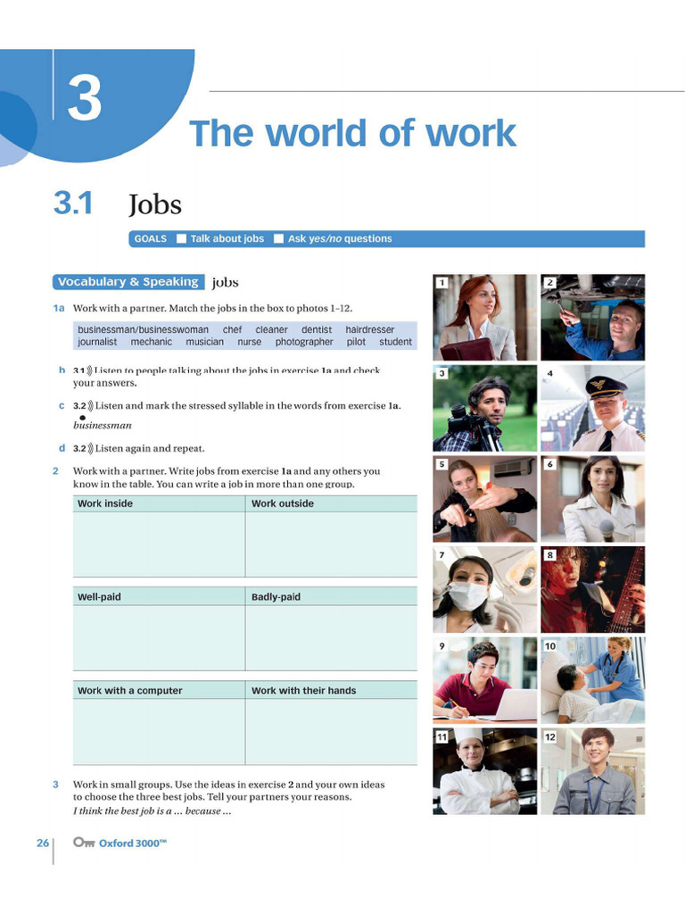 Unit 3 The World of Work | PDF