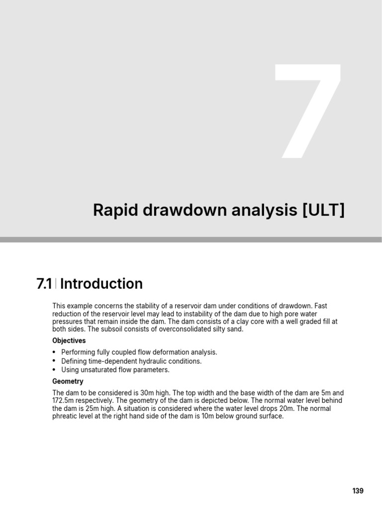 PLAXIS - 3D - 2024.3 - Tutorial - 7 - Rapid Drawdown Analysis (ULT ...