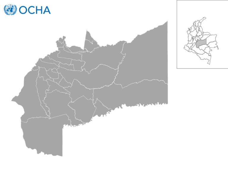 Mapa Editable Meta Colombia | PDF
