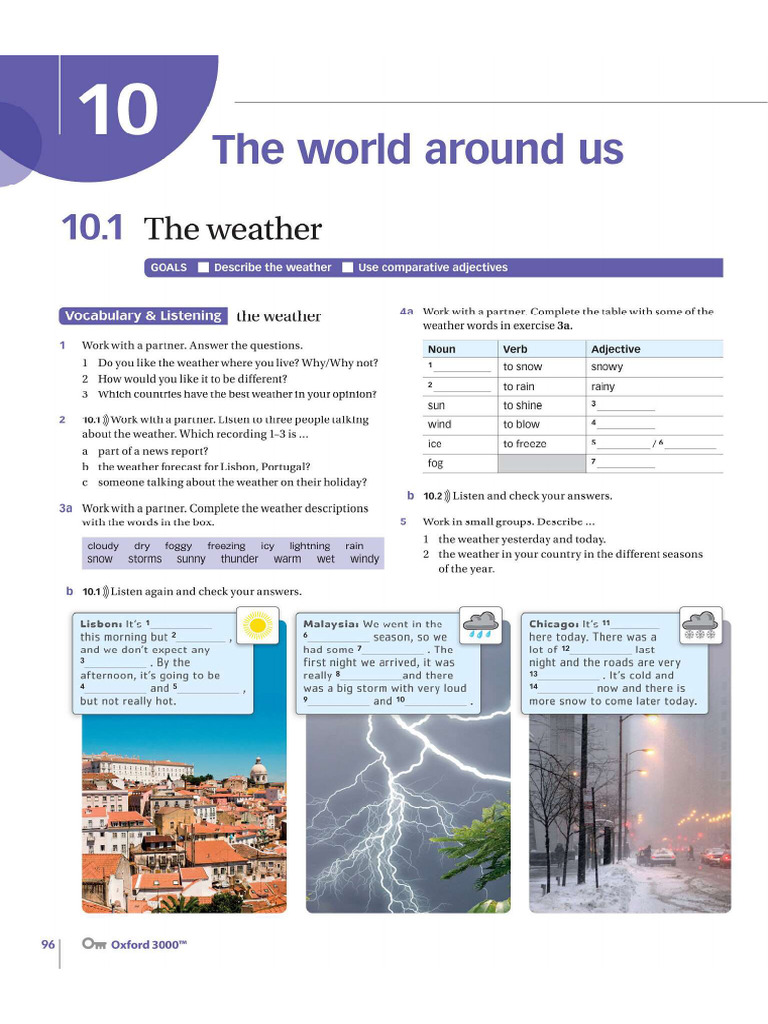 Unit 10 The World Around Us | PDF