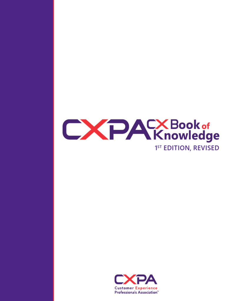 CXPA Book of Knowledge | PDF | Strategic Management | Performance Indicator