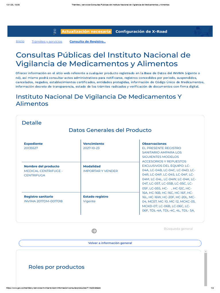 Centrifuga HC6 | PDF