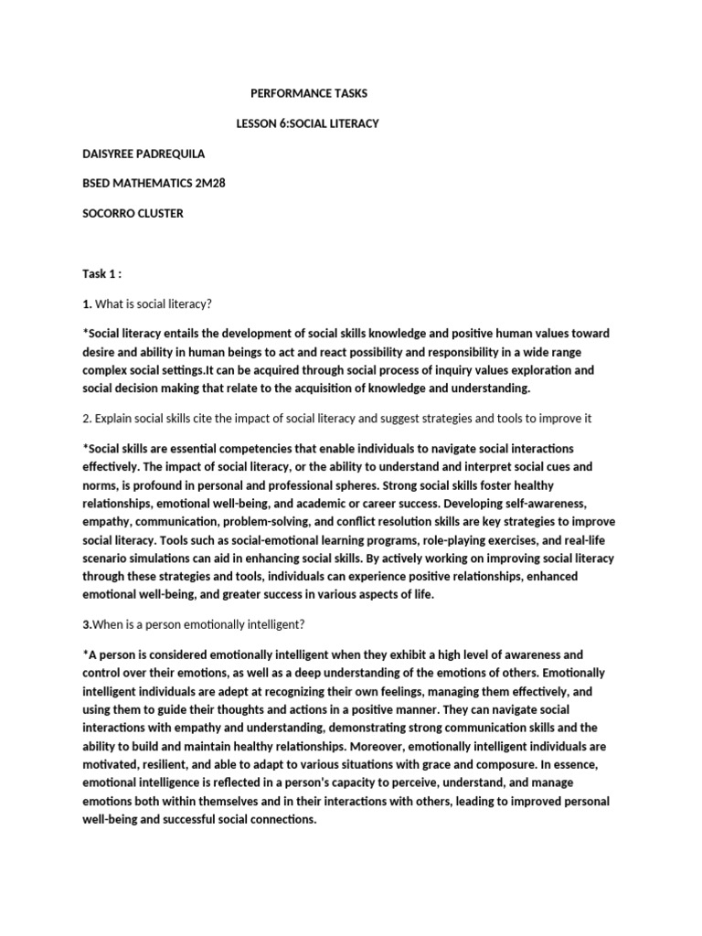 Performance Tas-Wps Office | PDF | Skill | Empathy