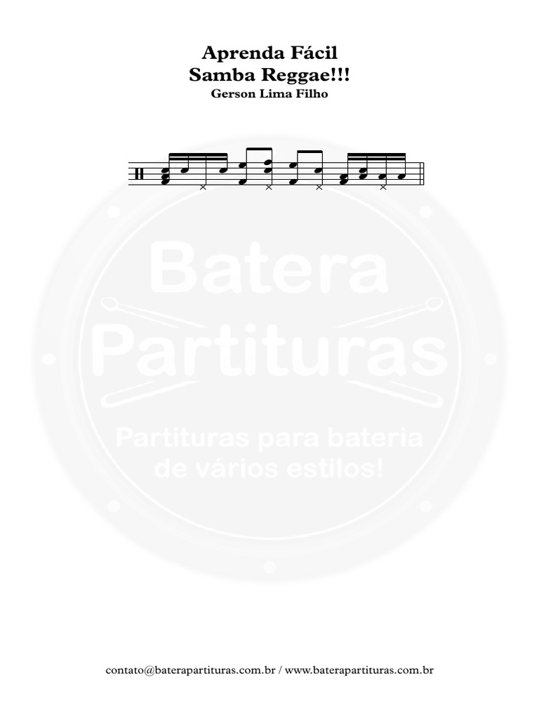Aprenda Facil Samba Reggae | PDF
