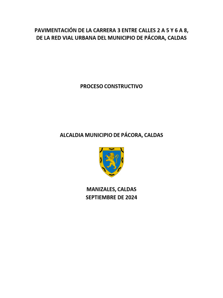 Proceso Constructivo Pacora | PDF