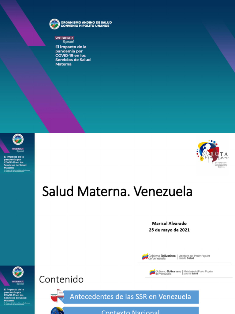 Dra. Marisol Alvarado. Venezuela 25052021 | PDF | Hospital | Control de la natalidad