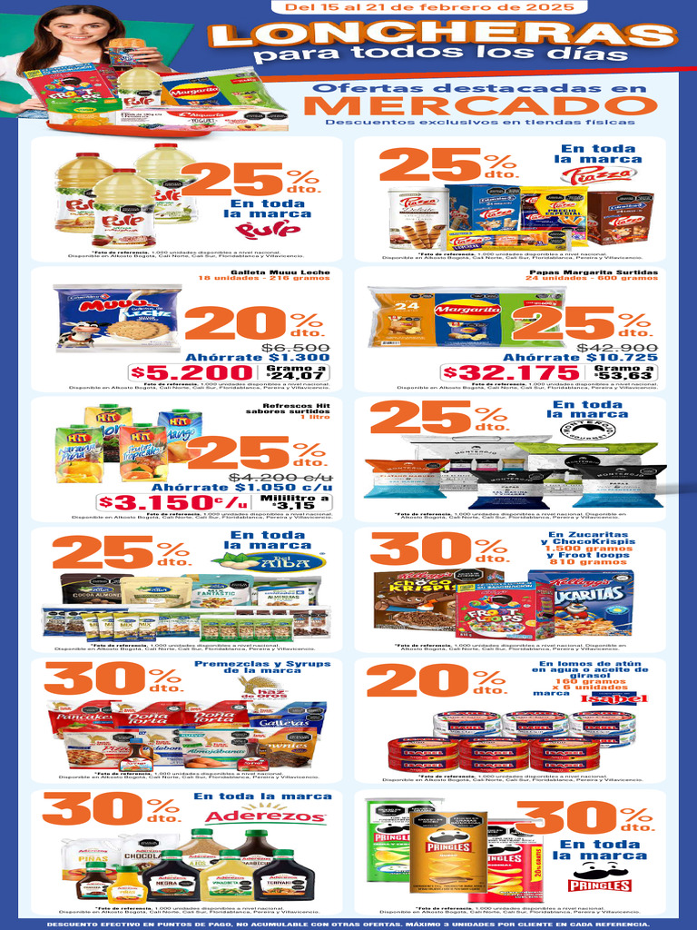 Alkosto Separata Mercado 15feb | PDF | Alimentos | Ingredientes de comida