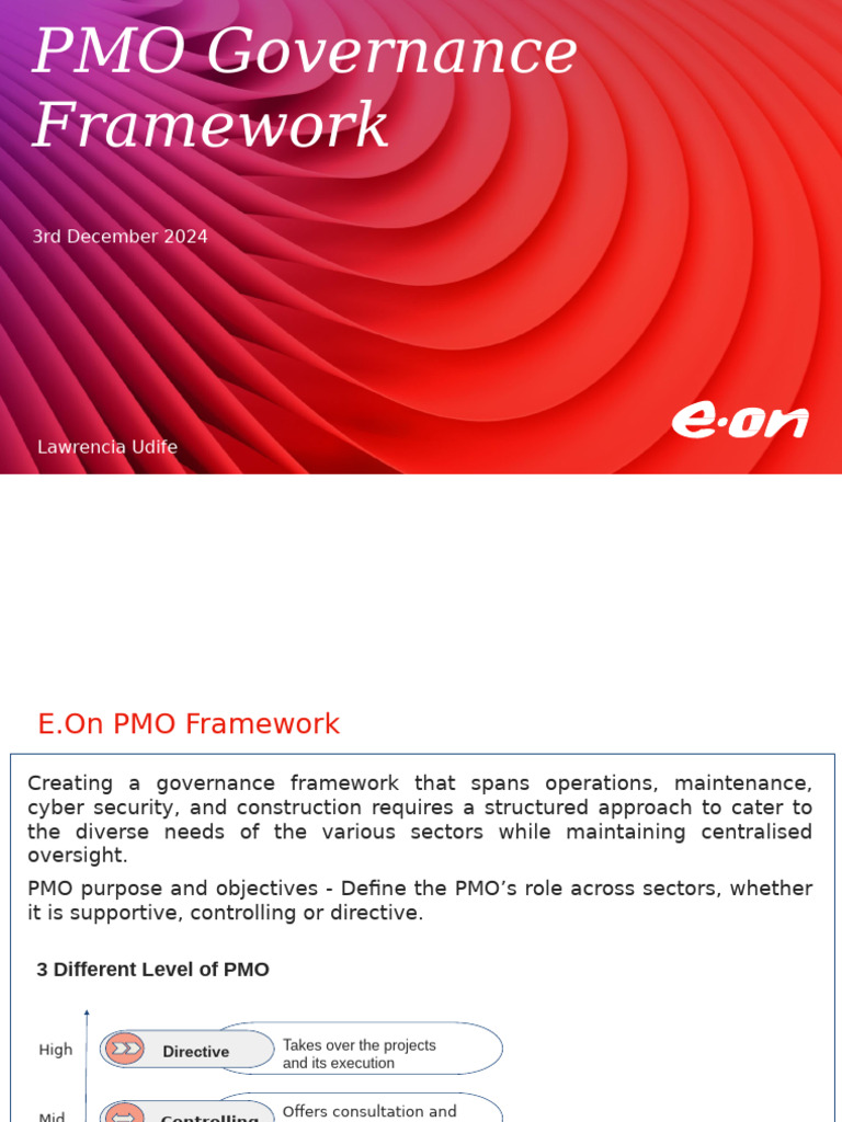 PMO Governance Structure by Lawrencia Udife | PDF | Governance | Business