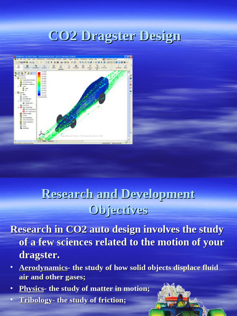 CO2 Dragster Aerodynamics Guide | PDF | Lift (Force) | Drag (Physics)