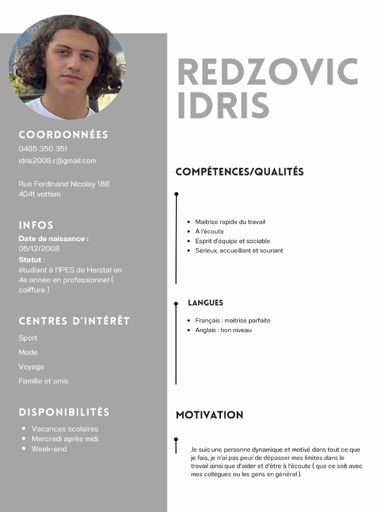 CV Idris PDF | PDF