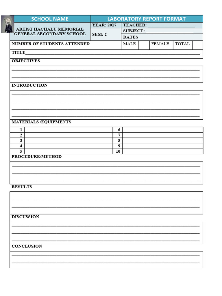 Laboratory Report Format | PDF